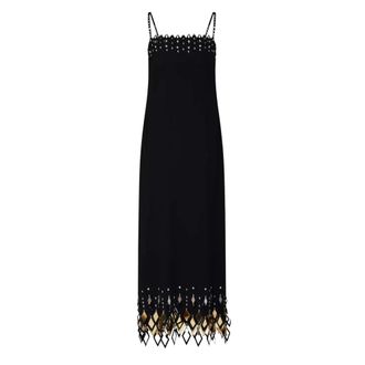 Paco Rabanne Schwarzes Kleid mit Cutouts - - Dresses - Damen - Schwarzk - XS