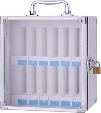 Generic Handyhalter for Das Klassenzimmer, Abschließbare Handy-Aufbewahrungsbox, Aus Verdickter Aluminiumlegierung, Widersteht Verformungen und Rissen, Perfek