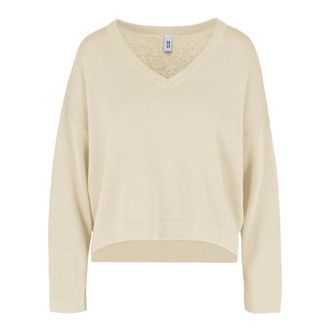 Bomboogie Femme, Pulls, Beige, Taille: 40 FR Maille col V