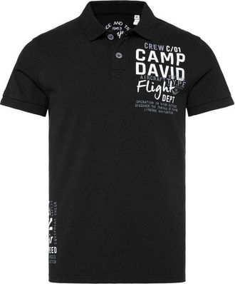 Camp David Poloshirt aus Baumwolle