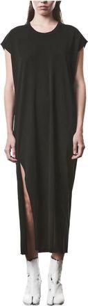 Thom Krom Femme, Robes, Noir, Taille: 36 FR Abito in Cotone Stretch
