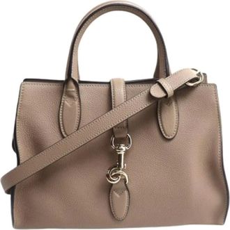 Gucci Sac &agrave; main vintage doccasion - Femme - Pre-owned - Beige - Taille: ONE Size