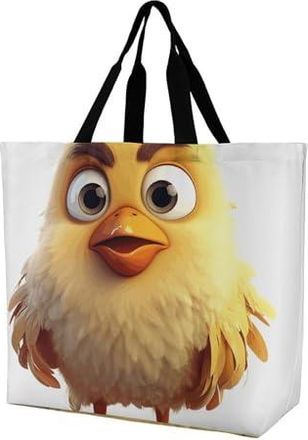Generic Poulet De Dessin Anim&eacute; Sac A Main Femme D&eacute;contract&eacute; Tote Bag L&eacute;ger Sac &Agrave; Bandouli&egrave;re Pour Travail Gym Voyage