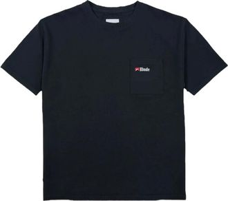 Rhude Homme, Tops, Noir, Taille: L Moonlight Wolf Print Crew Neck T-shirt