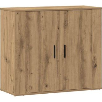 vidaXL Buffet ch&ecirc;ne artisanal 80x33x70 cm bois ding&eacute;nierie Vidaxl