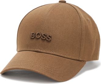 BOSS Herren Twill-Kappe mit Bold Center Logo, Einheitsgr&ouml;&szlig;e