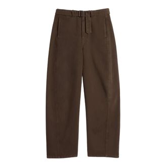 Christophe Lemaire Twisted Belted Pants - - Trousers - Herren - Braun - S