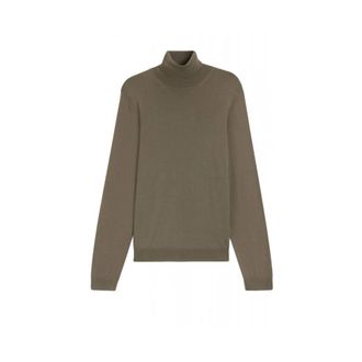 HUGO BOSS Musso Rollkragenpullover - - Knitwear - Herren - Gr&uuml;n - L