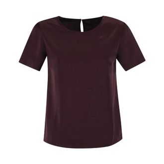 Max Mara T-shirt Zona - Femme - Tops - Rouge - Taille: 36 FR