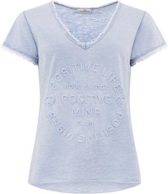 Zwillingsherz T-Shirt Damen T-Shirt Positive Mind in verschiedenen Farben Aufdruck Positive Mind