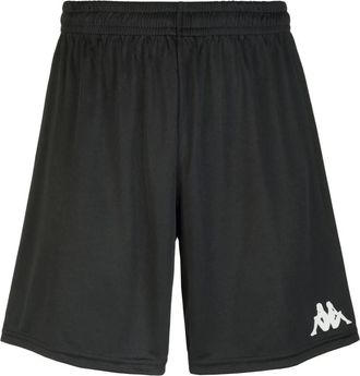 Kappa Sportshorts Schwarz Interlock Stoff - - Shorts - Herren - Schwarzk - M