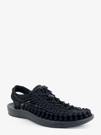 Keen Mens Sandals Uneek M Black Polyurethane-Rubber Polyurethane/rubber