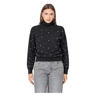 Kocca Damen, Strickwaren, Schwarzk, XSGröße