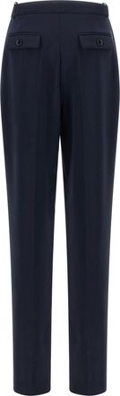 Elisabetta Franchi High-Waist Crepe Trousers