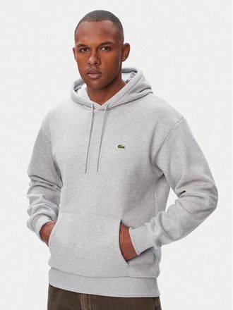 Lacoste Sweatshirt SH8863 Hellgrau Relaxed Fit