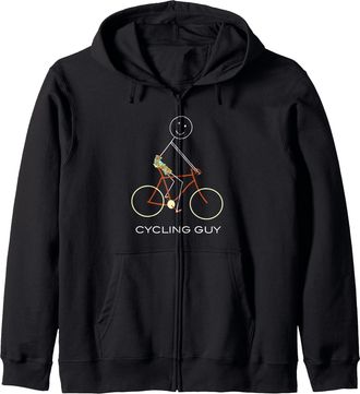 Whyitsme Design Lustiges Herren Radfahren Guy Boys Biking Kapuzenjacke