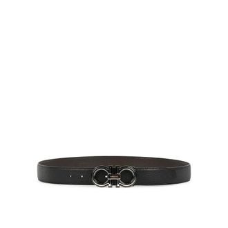 Ferragamo Femme, Accessoires, Noir, Taille: 105 CM Ceinture Gancini r&eacute;versible