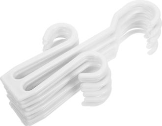 Cabilock 12 Stück Teiliges Kunststoff Schuhhaken mit Verlängerten Aufhängern Platzsparendes Trockengestell und Schuhdisplay für Hausschuhe Sandalen Sneaker Lan