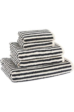 Dieter Knoll Collection Frottierset, Ecru, Schwarz, Textil, 5-teilig, Aufh&auml;ngeschlaufe, Badtextilien, Handtuch-Sets