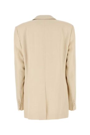 Stella McCartney Womens Ivory Viscose Blend Blazer Buttermilk Giacche E Gilet Jacket