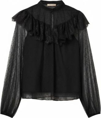 Twinset Femme, Blouses et Chemises, Noir, Taille: 42 FR Chemise Twin-set