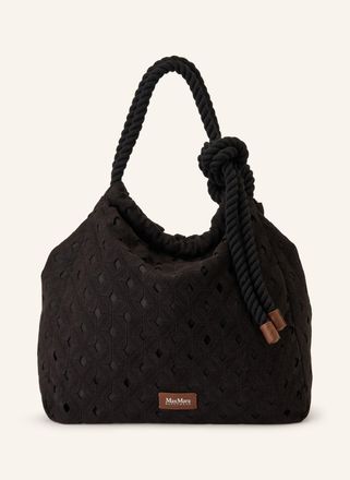 Max Mara Max Mara Beachwear Strandtasche Bcharte schwarz