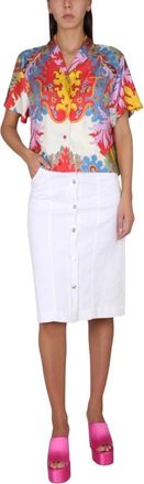 Etro Femme, Blouses et Chemises, Multicolore, Taille: 34 FR Printed Short Sleeve Shirt