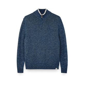 Paul & Shark Homme, Pulls, Bleu, Taille: S Pull en Cachemire à Demi-Zip