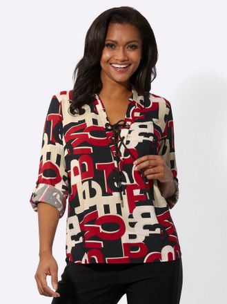 Witt Klassische Bluse Druckbluse Langarm