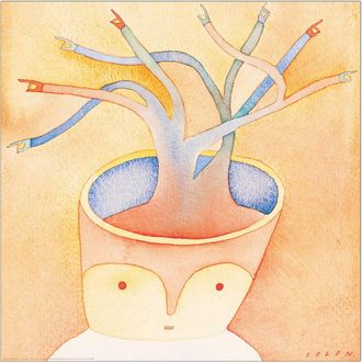 Artopweb Panneau décoratif, FOLON - Oui À La Pensée - 70x70