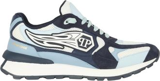 Philipp Plein Homme, Chaussures, Bleu, Taille: 40 EU Runner Titan Edge