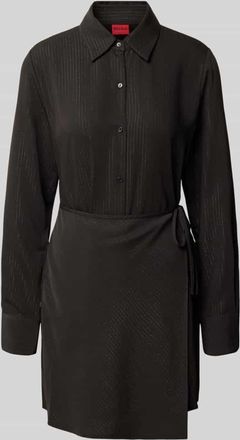 HUGO BOSS Tailliertes Freizeitkleid mit Allover-Muster Modell Kateri