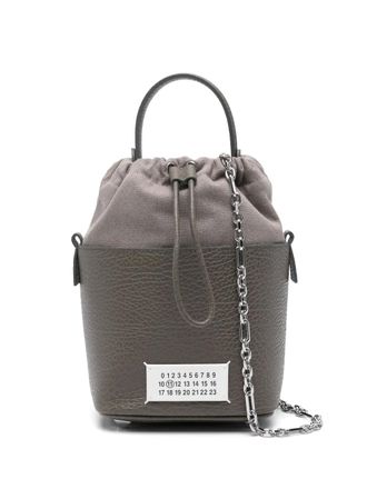 Maison Margiela petit sac seau 5AC - Gris
