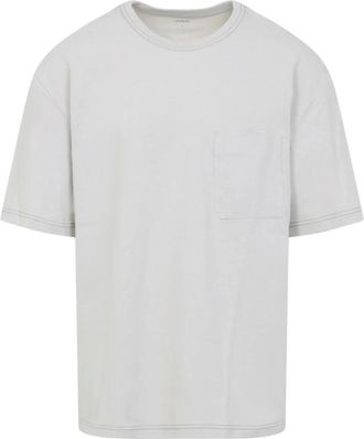 Christophe Lemaire Homme, Tops, Blanc, Taille: XL Boxy SS T-Shirt