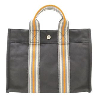 Herm&egrave;s Pre-owned Canvas Tote Bag - - Pre-owned - Damen - Grau - ONE SIZE