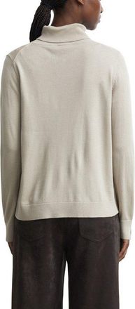 Comma Rollkragenpullover Feinstrickpullover mit Rollkragen / Viskose