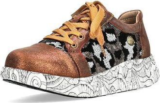 Laura Vita Chaussures à Lacets Sneaker pour Femmes Nikito 69, Pointure:39 EU, La Couleur:Marron