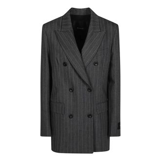 Pinko Pinko, Femme, Vestes, Gris, Taille: 44 FR New Guinea Jacket