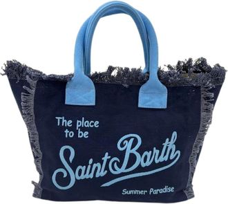 Saint Barth Femme, Sacs, Bleu, Taille: ONE Size Vanity Grande
