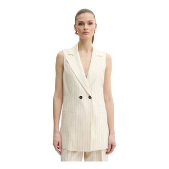 Simona Corsellini Damen, Jacken, Beige, XSGr&ouml;&szlig;e