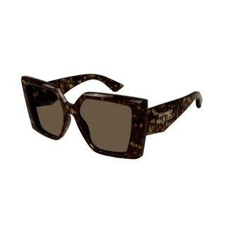 Alexander McQueen Square Sonnenbrillen - - Accessories - Damen - Braun - 56 MM