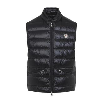 Moncler Homme, Vestes, Noir, Taille: XL Gui Packable Down Vest