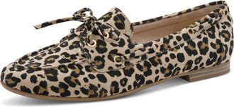 Marco Tozzi Marco Tozzi Damen Oxford weiches Feel Me Fu&szlig;bett weiches Innenfutter Synthetisch, beige (Leo Dune), 40 EU