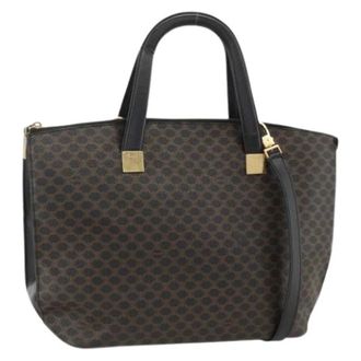Celine Pre-owned Canvas Handbag - - Pre-owned - Damen - Schwarzk - ONE SIZE