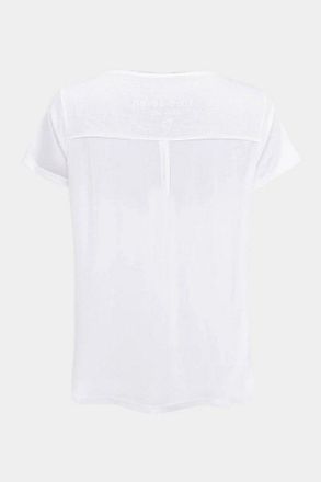 Six-O-Seven T-Shirt T-Shirt mit Pinsel Herz Print in White f&uuml;r Valentinstag