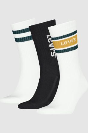 Levi's Regular Cut Socks - 3 pack - Herren - Mehrfarbig / Mehrfarbig