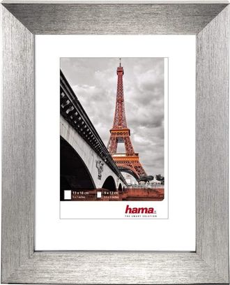 Hama Kunststoffrahmen Paris, Silber, 13 x 18 cm