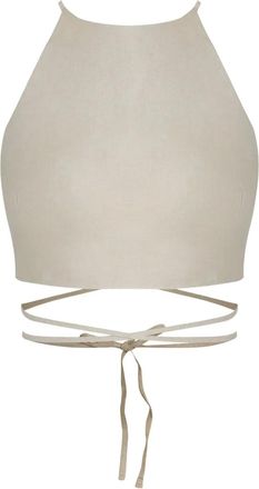 Osklen débardeur crop à encolure ronde - Tons neutres