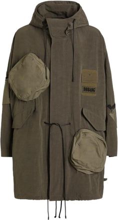 Dolce & Gabbana Homme, Manteaux, Vert, Taille: M Parka &agrave; capuche