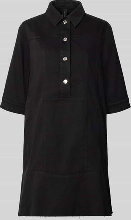 Marc Cain Knielanges Hemdblusenkleid mit Knopfleiste und 1/2-Arm